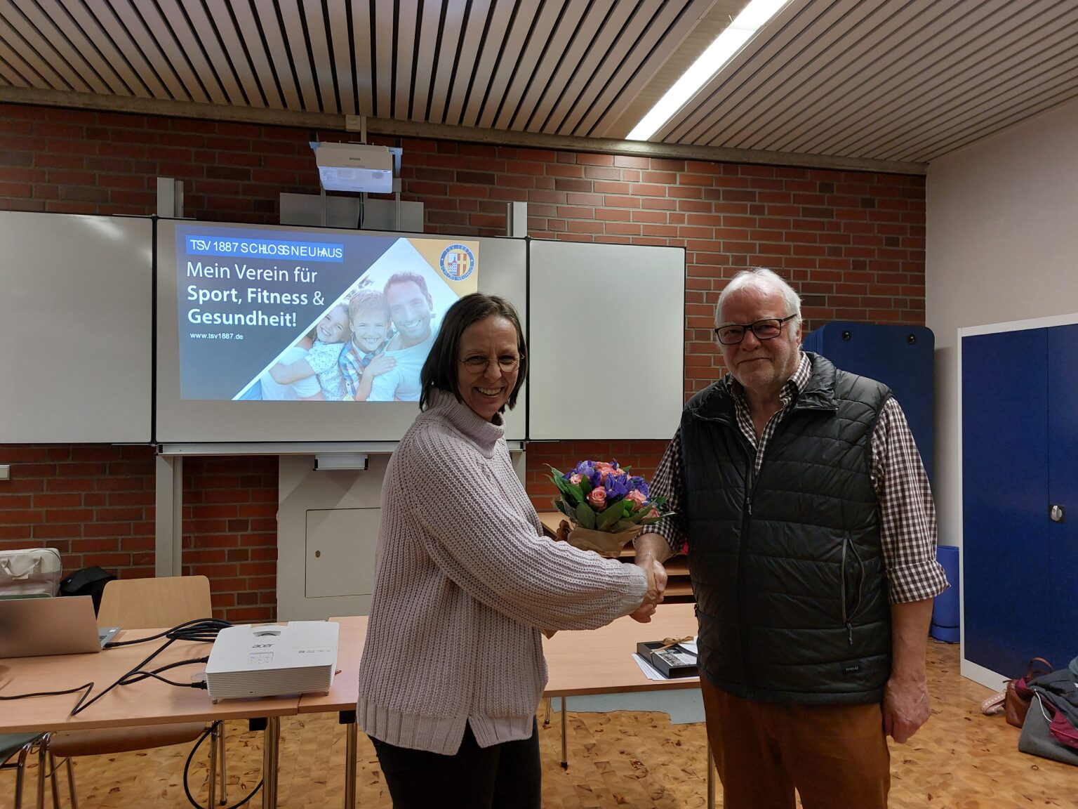 Christa-Maria Voß als neue Abteilungsleiterin der Turnabteilung gewählt ...